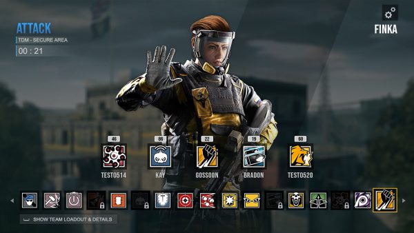 Rainbow six siege UI Redesign - rei-kim